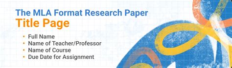 Research Paper In MLA EssayPro Blog