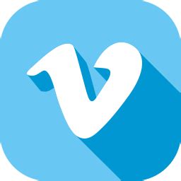 Vimeo 로고 무료 사회적인개 아이콘