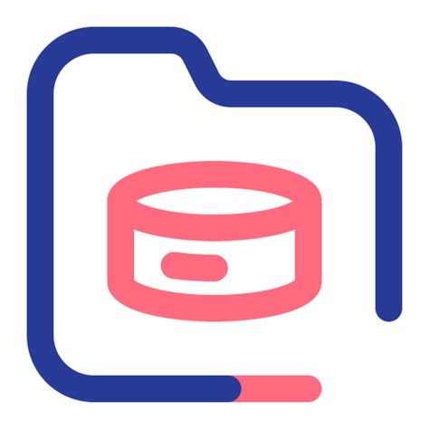 Database Generic Outline Icon