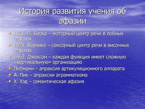 Афазия. Полная или частичная утрата речи, обусловленная локальным ...