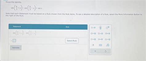 Solved Prove The Identity And Show The Rule That Goes With Chegg Com