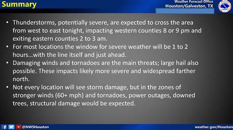 Severe Weather Update Montgomery County Police Reporter