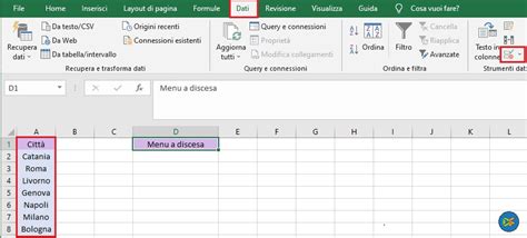 [guida] creare un elenco a discesa su [excel] desktop solution