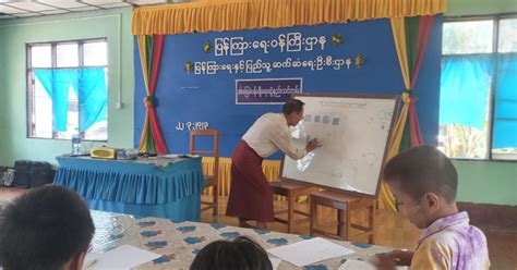 ကေ့ာကရိတ်ခရိုင် လူထုအခြေပြုဗဟိုဌာန Community Centre တွင် အခြေခံပန်းချီရေးဆွဲနည်း သင်တန်းဖွင့်လှစ