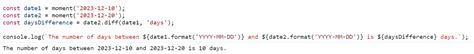 How To Calculate The Number Of Days Between Two Dates In Javascript