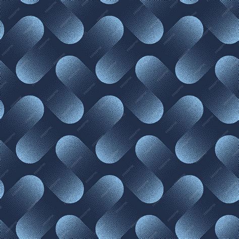 Premium Vector Spectacular Dynamic Seamless Pattern Trendy Vector Blue Abstract Background