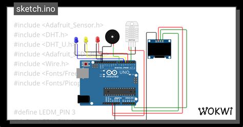 Challange Led Dht Oled Wokwi Esp32 Stm32 Arduino Simulator