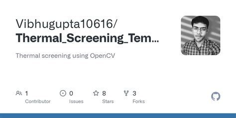 Github Vibhugupta10616thermalscreeningtemperaturedetection