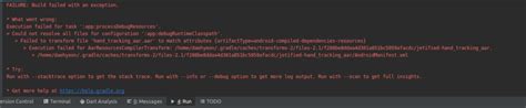 Failed To Transform File Hand Tracking Aar Aar To Match Attributes