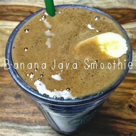 Eat Live Splurge Banana Java Smoothie