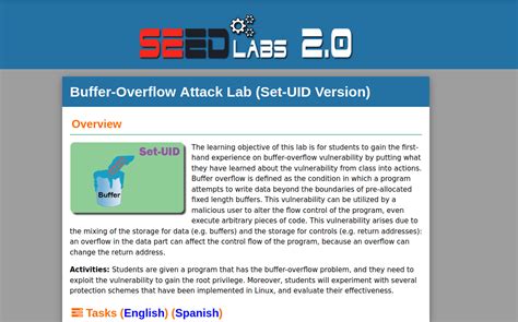 Buffer Overflow Attack Lab Set Uid Version Level 14 — Each Level