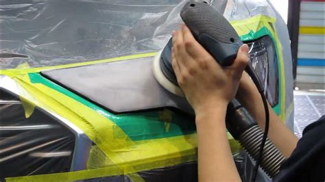 헤드라이트 복원 샌딩 연마 작업 과정 Youtube