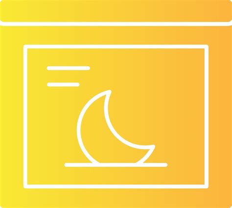Moon Solid Multi Gradient Icon 40954529 Vector Art At Vecteezy