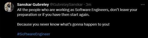 sanskar gubreley on linkedin softwareengineering coding