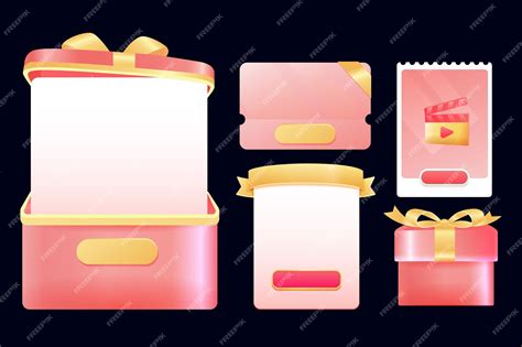 Premium Vector Game Ui Menu Interface Scrolls And Parchments