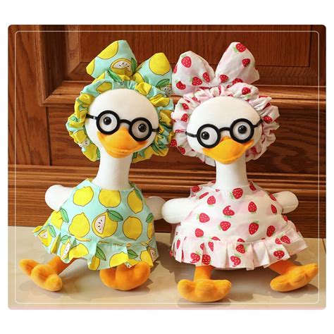 35cm 신상 슈퍼 인형 오리와 귀여운 플러시 장난감 모험 어린 새 인형 생일 크리스마스 선물 봉제 인형 2020null Aliexpress
