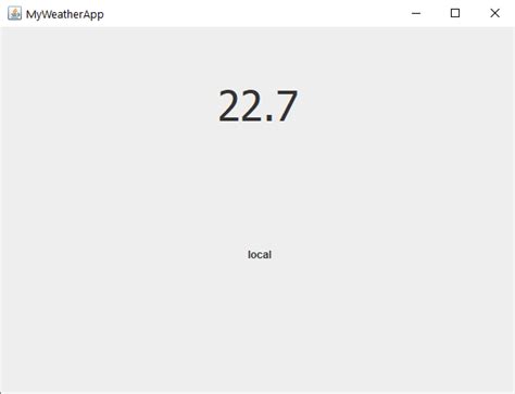 Create A Stand Alone Java App That Displays Info From A Connected Sensor