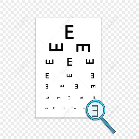 Eye Chart Eye Lens Magnifying Glass Glass Png Image And Clipart