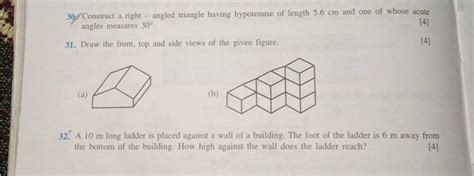 Construct A Right Angled Triangle Having Hypotenuse Of Length C