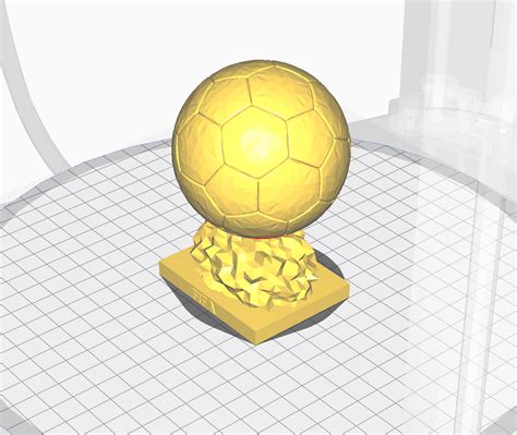 🏈 Ballon Dor Ball Stand・ Stl File For ・cults
