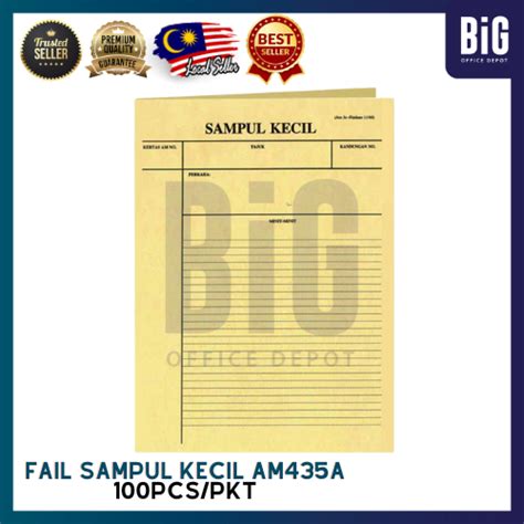 【ready Stock 100 Quality】fail Sampul Kecil Am435a Sampul Kecil Am435a Shopee Malaysia