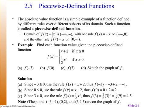 Piecewise Functions Pptx