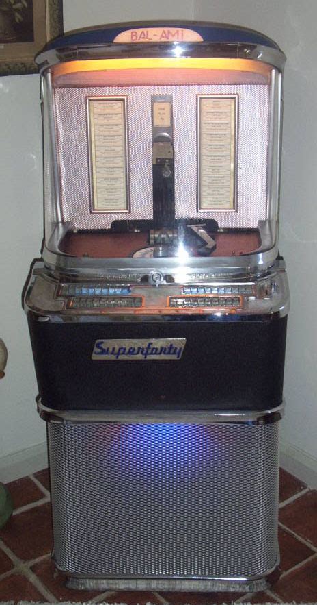 Beautiful Restored 1957 Bal Ami Super Forty Jukebox