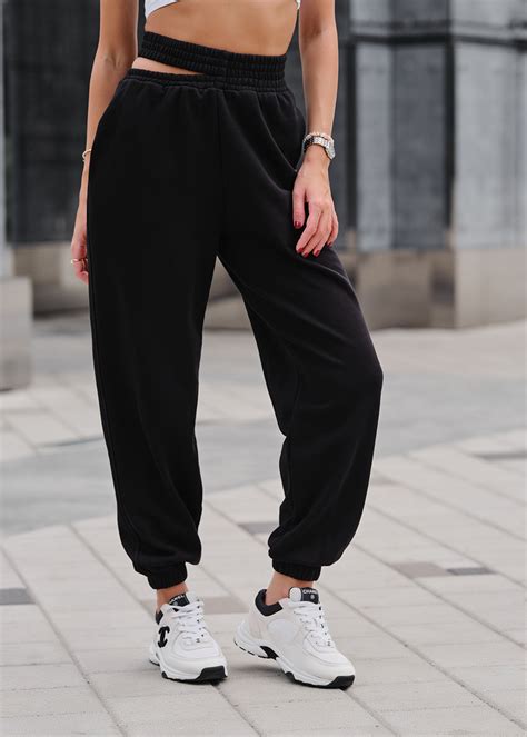 Джогери жіночі Staff Se Black чорні бавовняні брендові купити