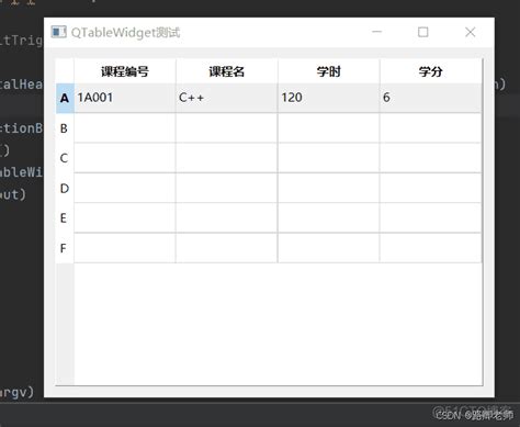 入门 Pyqt6 看过来（案例）18~ 表格属性 51cto博客 Pyqt 表格控件