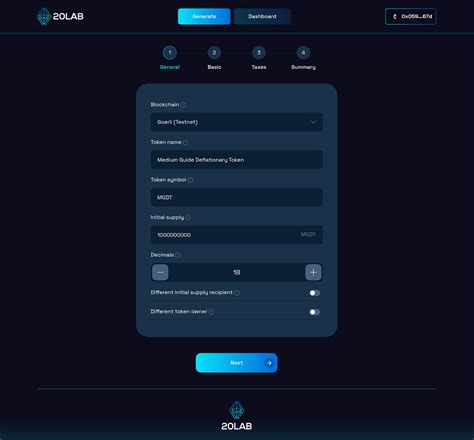 generating your first erc 20 token on 20lab app by adam 20lab medium