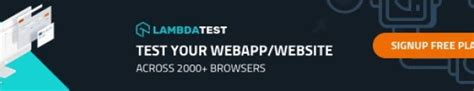 Automated Testing With Junit And Selenium Lambdatest