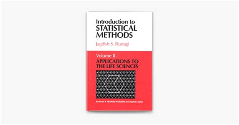 ‎introduction To Statistical Methods By Jagdish S Rustagi On Apple Books