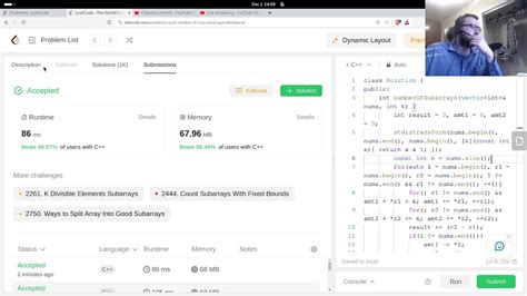 count number of nice subarrays medium leetcode 1248 youtube