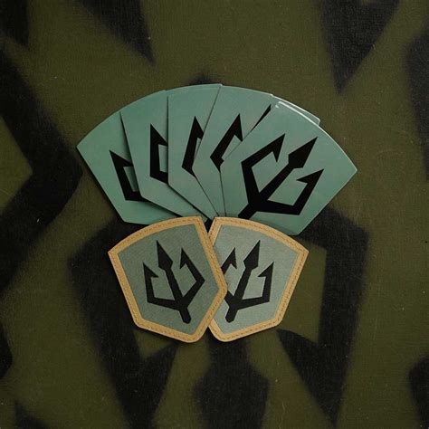 Black Trident® Stickers And Patches Black Trident® Special Purpose Gear