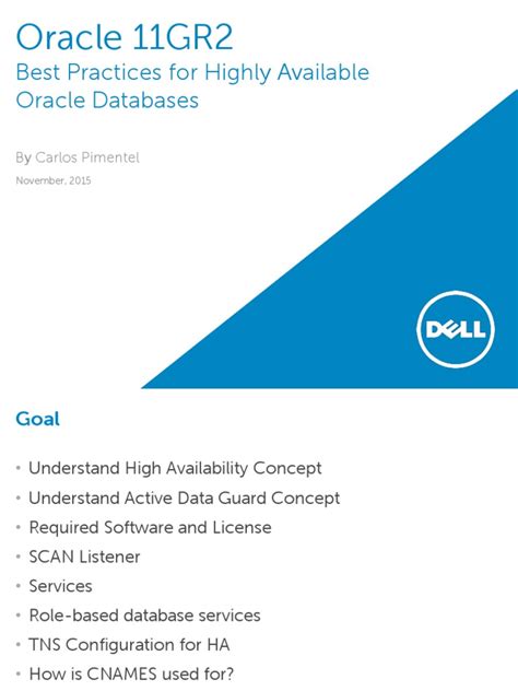 Oracle 11gr2 Best Practices V2 Pdf Computer Engineering