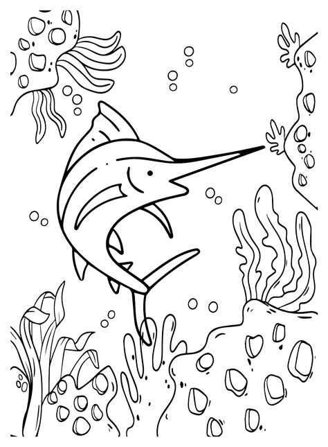 Marlin Color Sheets Coloring Page Free Printable Coloring Pages