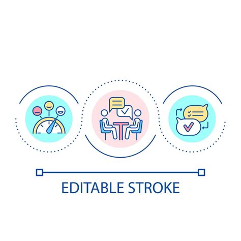 Assess Clients Experience Loop Concept Icon Customer Feedbacks