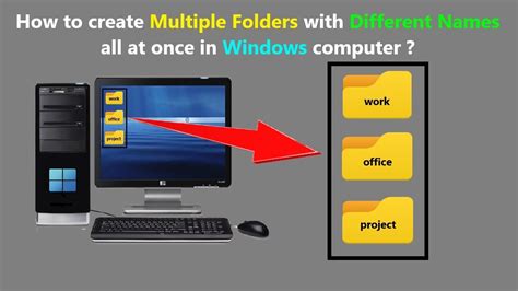 How To Create Multiple Folders With Different Names All At Once In