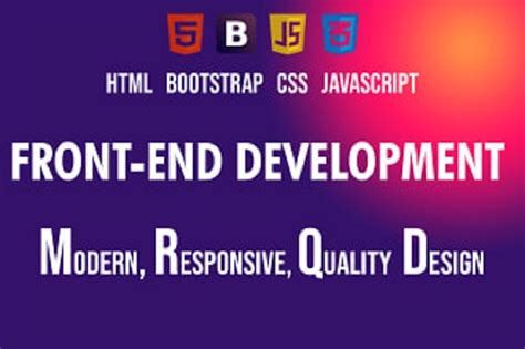 Be Your Front End Web Developer Html Css Bootstrap Js By Srtech36 Fiverr