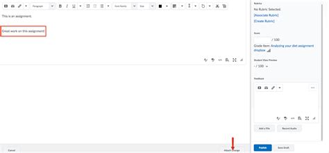 adding assignment feedback assignments assessments elc help