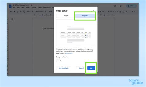 How To Use Pageless View In Google Docs Tom S Guide