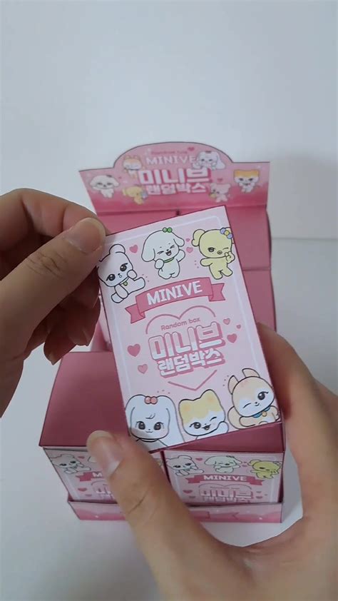 🌸미니브 랜담박스 언박싱♡🌸 그림 그리는 랭이 Foddl0096