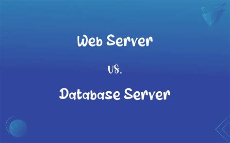 Difference Between A Server And A Database Fdomf
