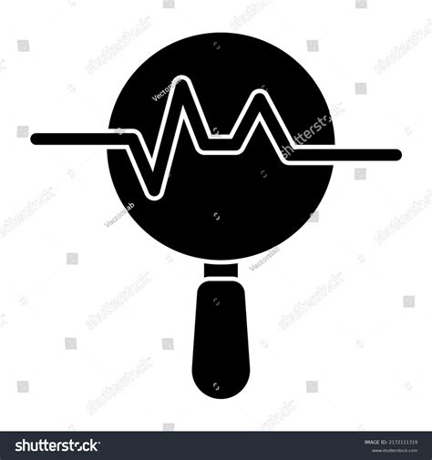 Icon Data Analysis Polyline Chart Under Stock Vector Royalty Free 2172111319 Shutterstock