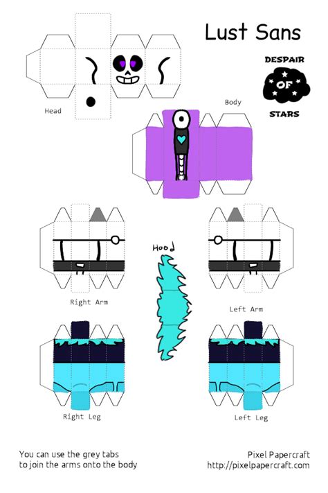 Lust Minecraft Skin Free Printable Papercraft Templates