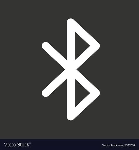 Bluetooth Royalty Free Vector Image VectorStock