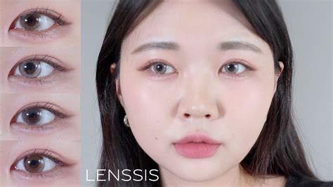 렌시스 렌즈 4종 리뷰💟할인 코드까지 내추럴한 렌즈부터 화려한 렌즈까지🤍에일린 그레이 위썸 초코 스텔라 그레이 샌드 베이지 Youtube