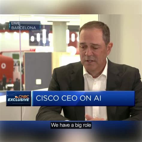 Cisco On Linkedin Cisco Ceo Chuck Robbins Says “this Is The Year Of Ai On Cnbc Learn More