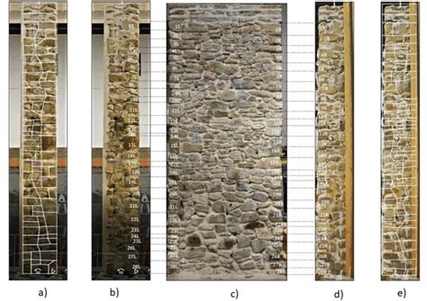 Geometry Reconstruction Of The Third Wall Specimen A Left Side Wall