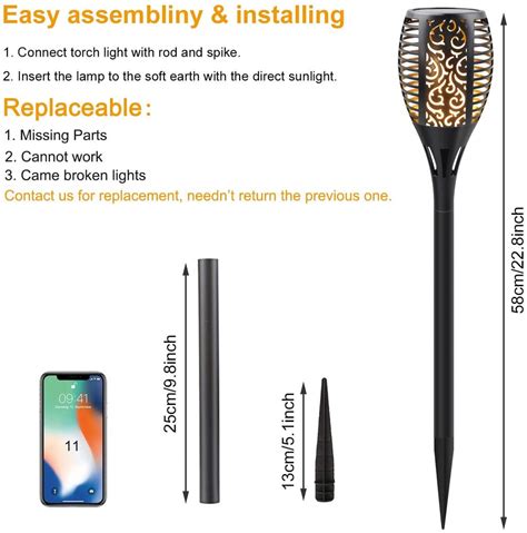 Solar Flame Licht Outdoor Met Flickering Flame Dan Vicedeal